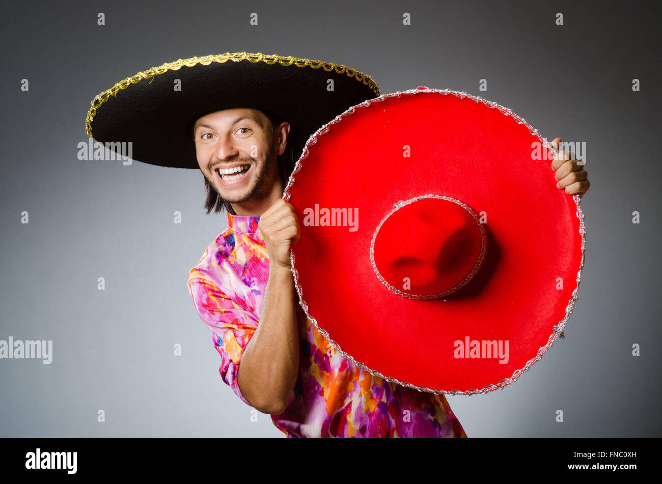 Wearing serape mexican man hi-res stock photography and images - Alamy