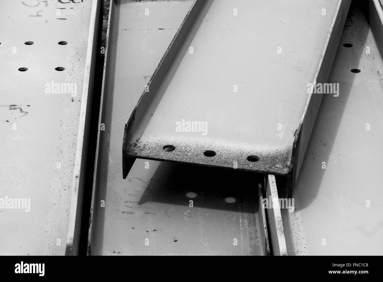 Construction industry building materials Black and White Stock Photos ...