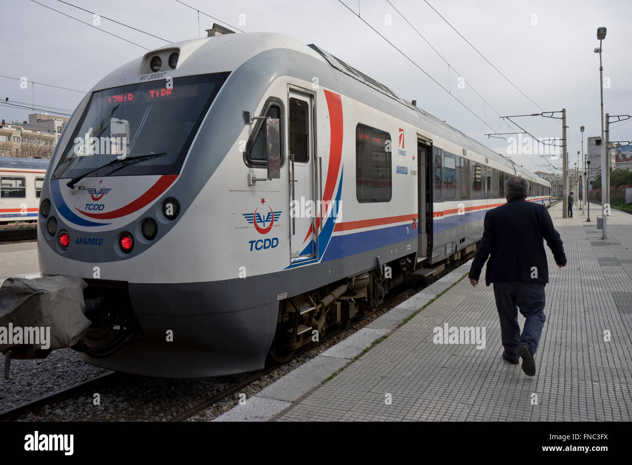 Train station in Izmir, Turkey Stock Photo - Alamy
