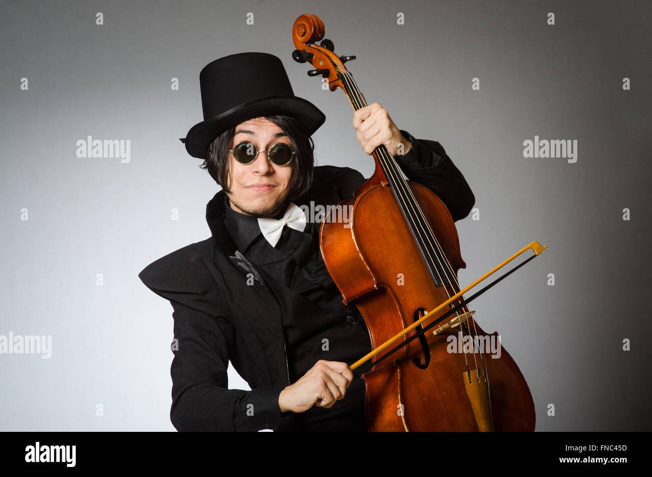 Man in musical art concept Stock Photo - Alamy