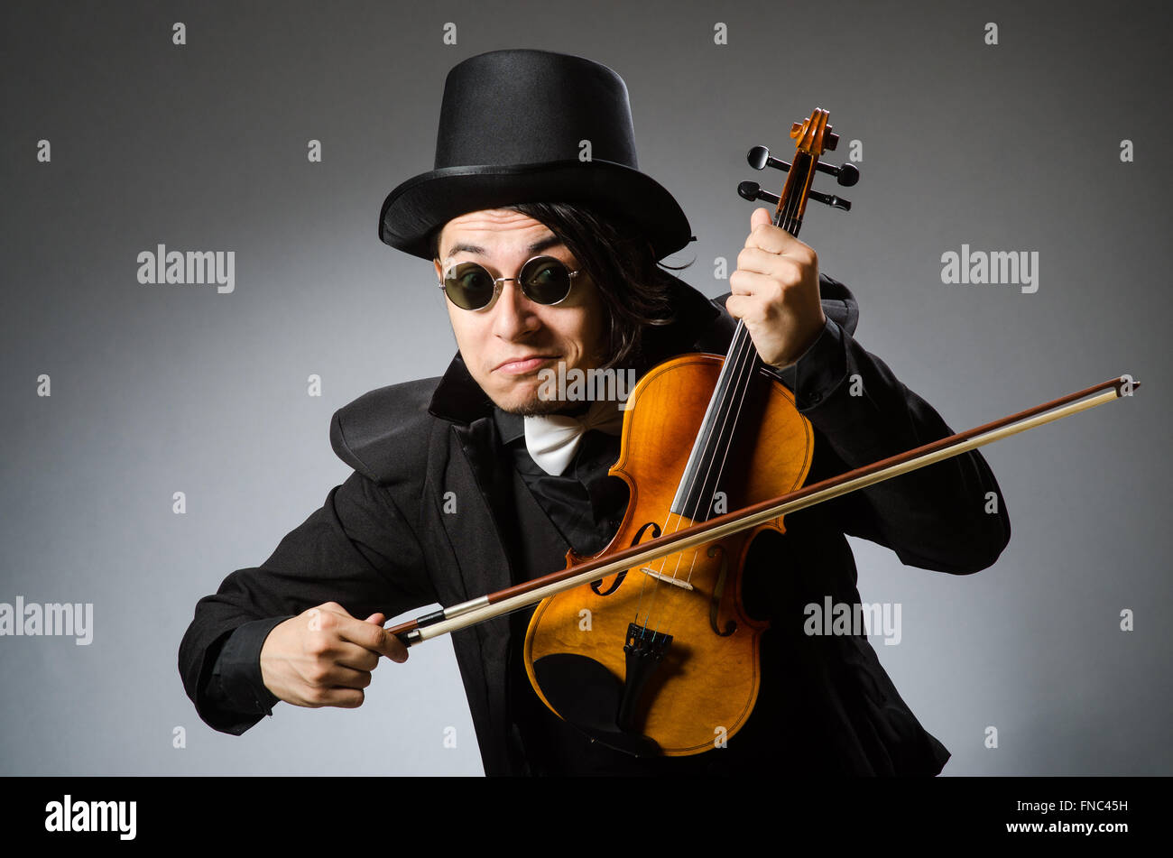 Man in musical art concept Stock Photo - Alamy