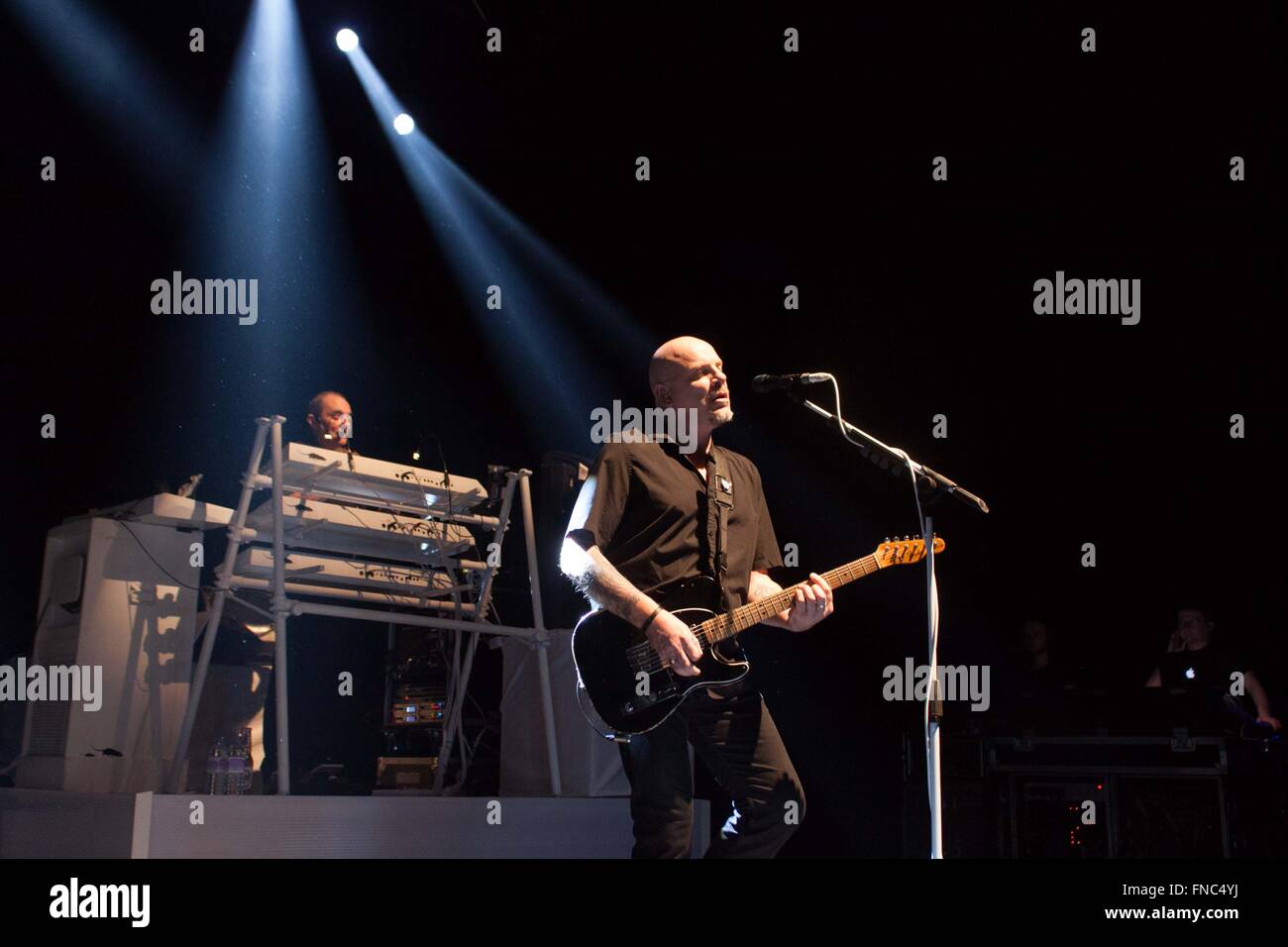 Guildford, UK. 14th March, 2016. The Stranglers performing at GLive ...