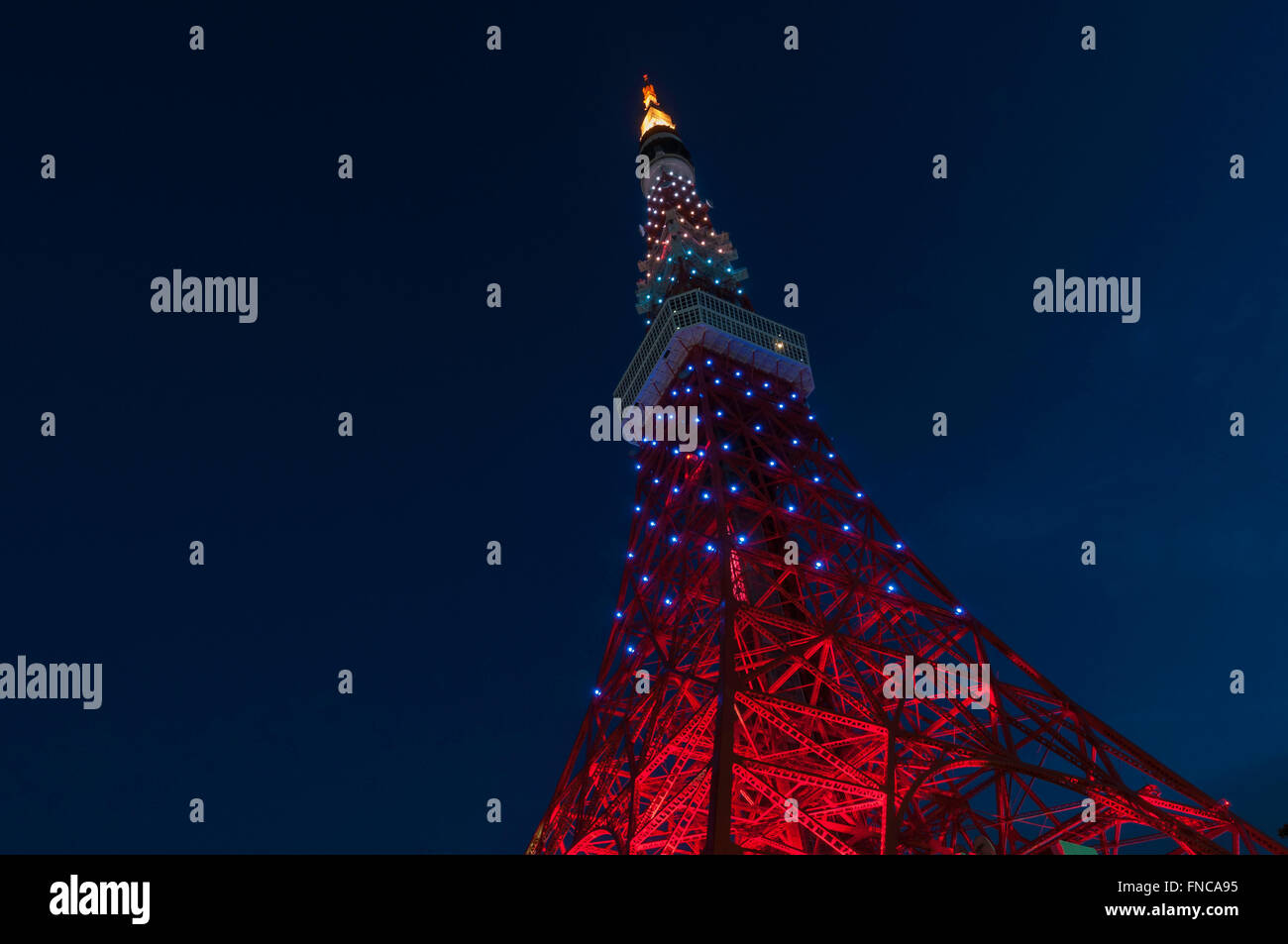 Tokyo Tower, at twilight, Shiba-koen, Minato, Tokyo, Japan Stock Photo - Alamy