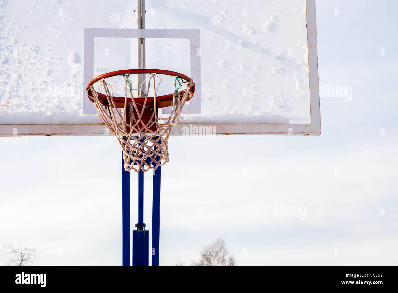 basketball Hoop with backboard sports stadium Stock Photo - Alamy