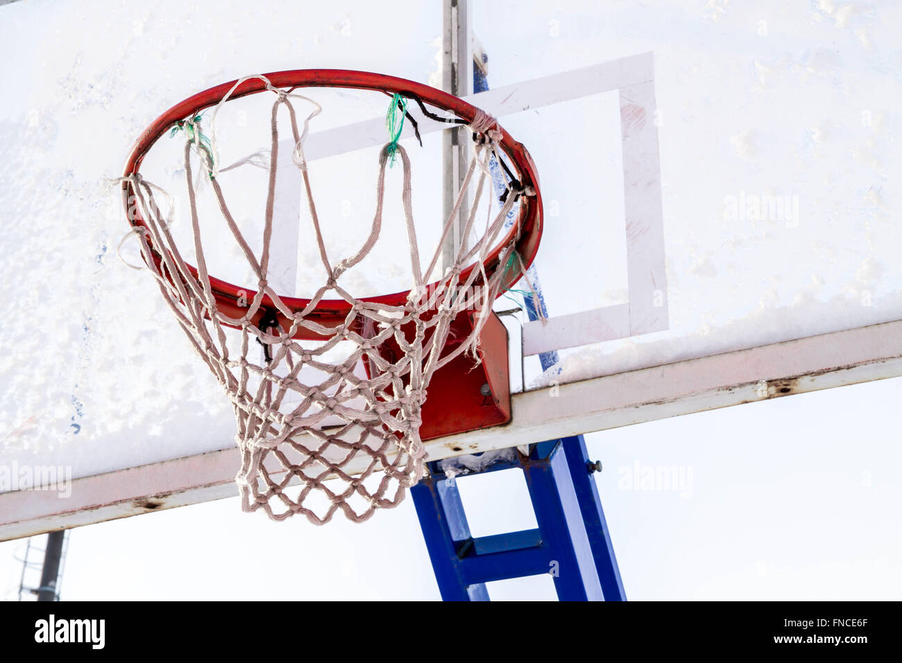 basketball Hoop with backboard sports stadium Stock Photo - Alamy