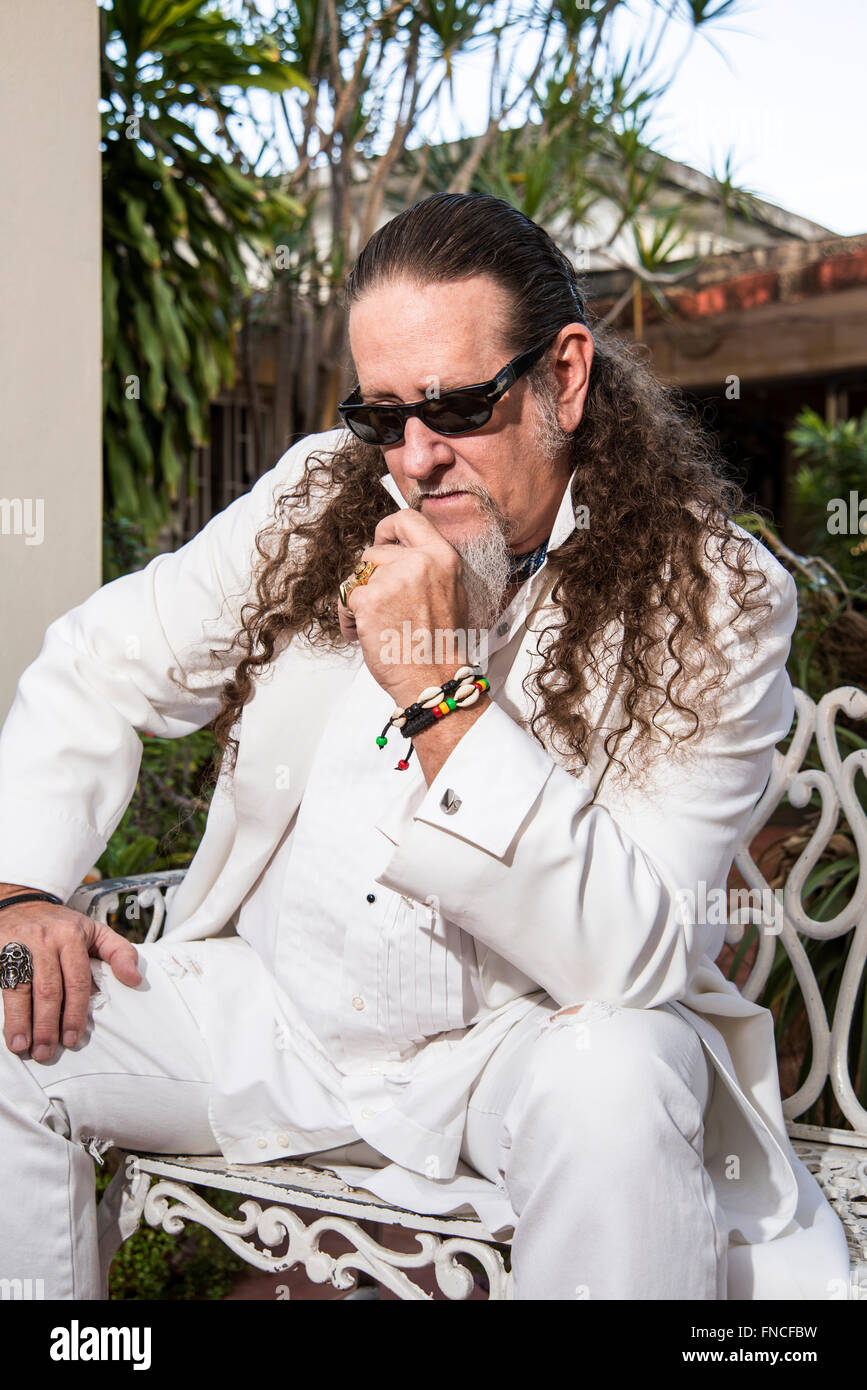 Cuban singer and composer Edesio Alejandro Stock Photo - Alamy