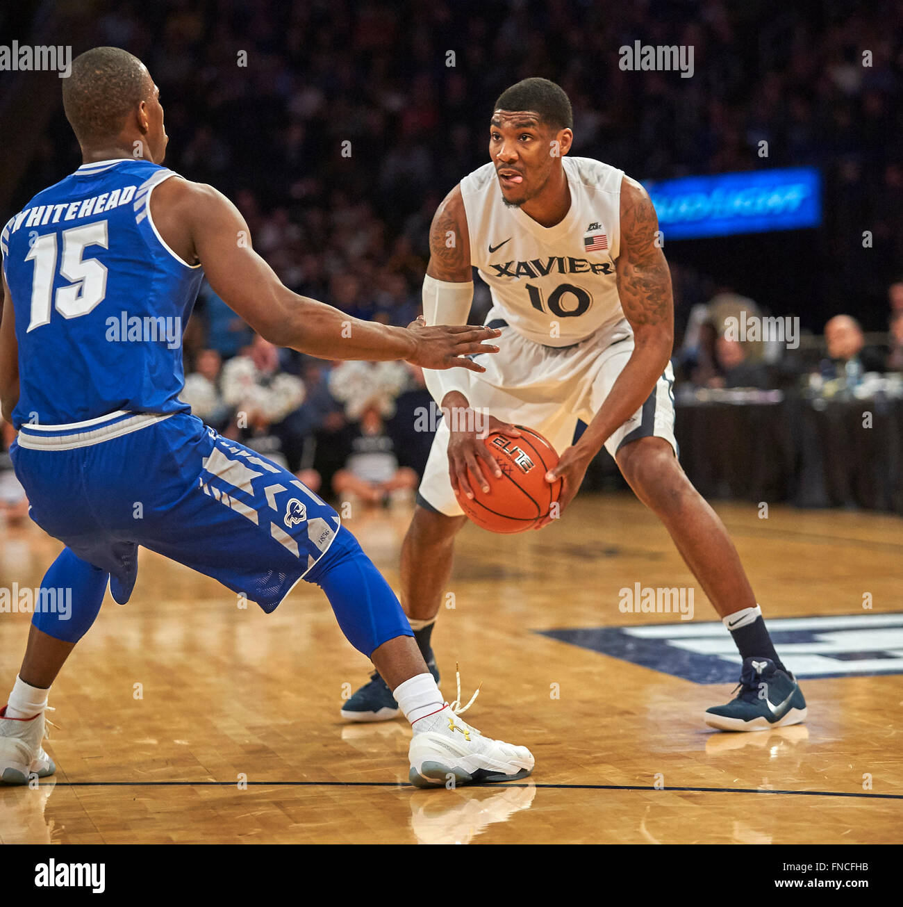 New York, New York, USA. 11th Mar, 2016. Xavier Musketeers' guard Remy ...