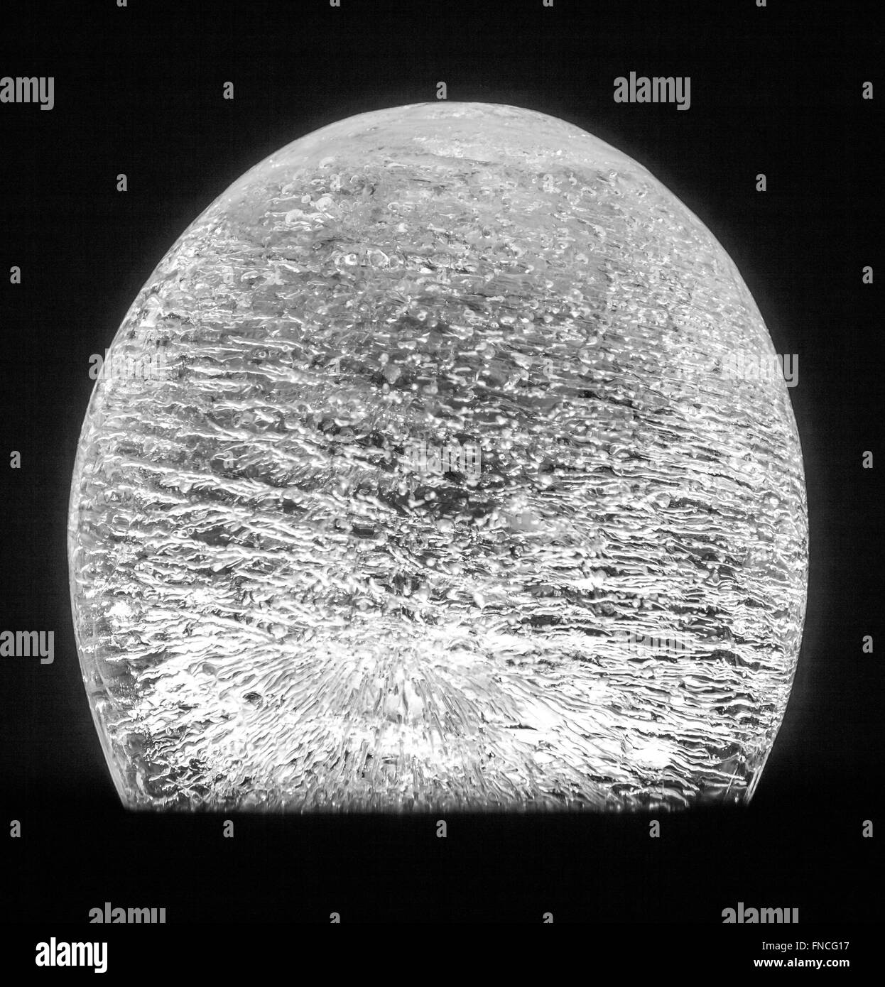 Texture background ice cracks Black and White Stock Photos & Images - Alamy