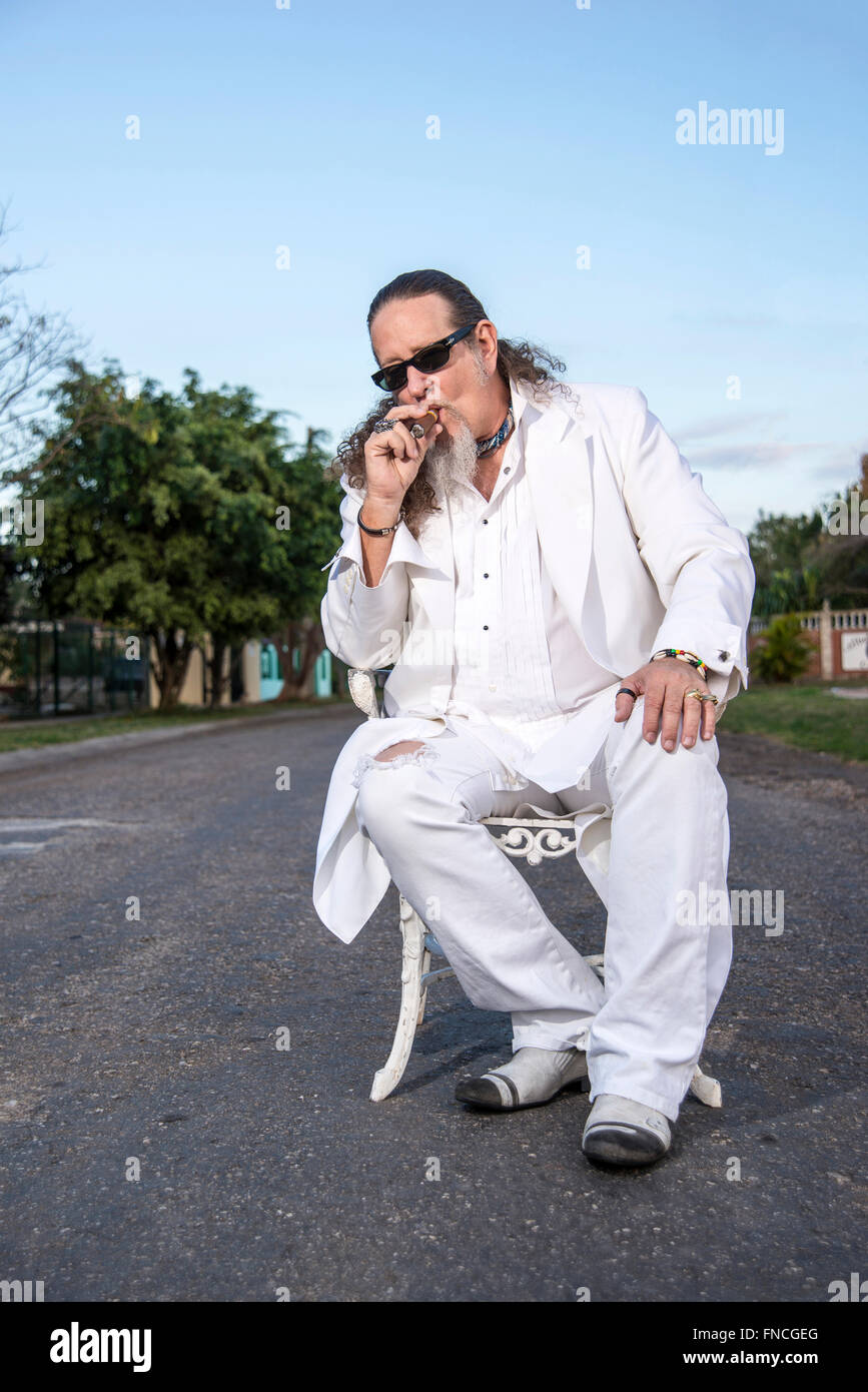 Cuban singer and composer Edesio Alejandro Stock Photo - Alamy