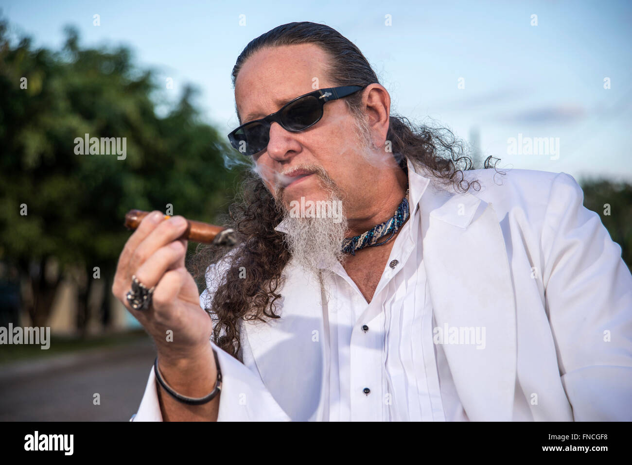 Cuban singer and composer Edesio Alejandro Stock Photo - Alamy