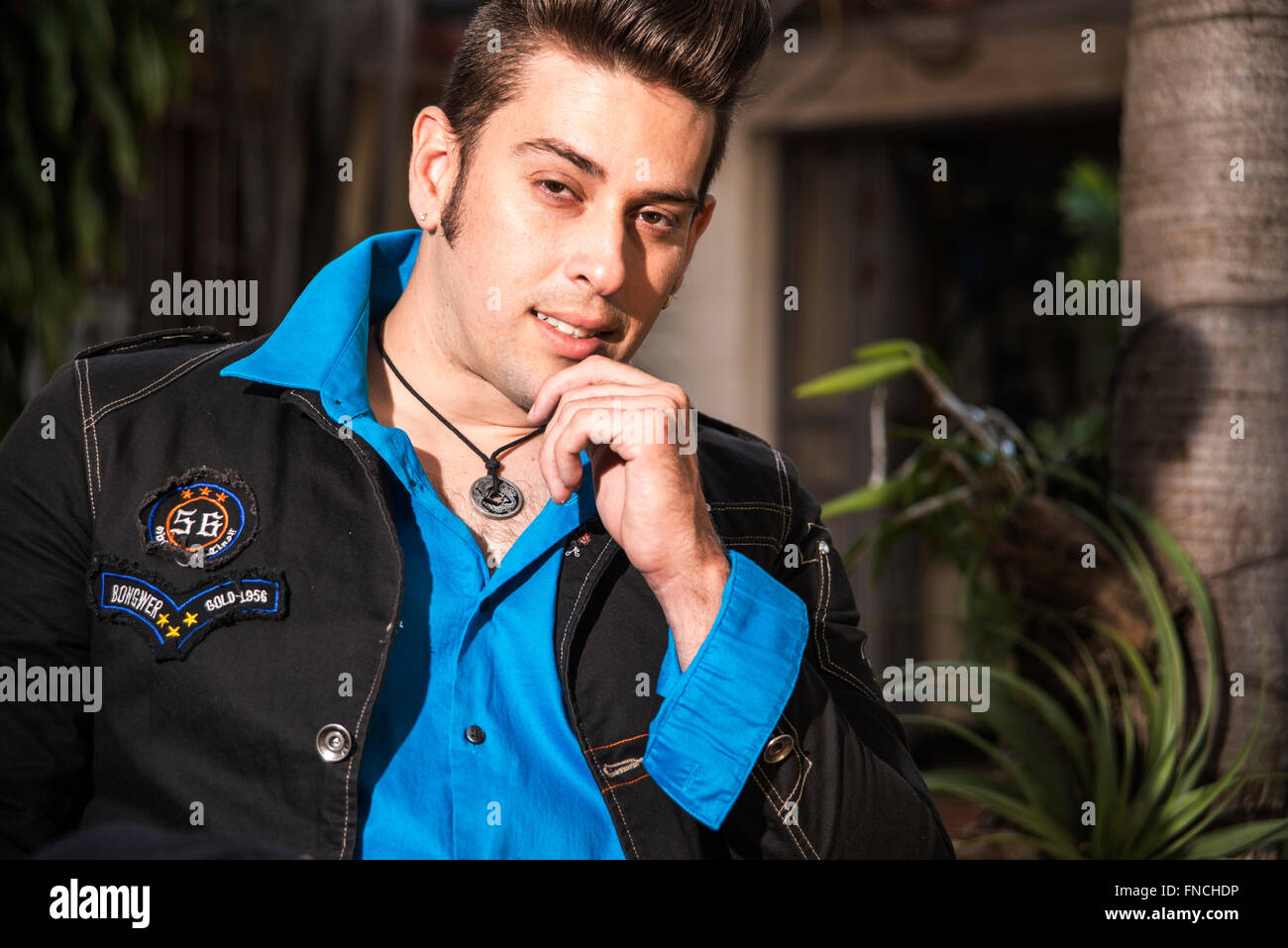 Cuban singer Cristian Alejandro Stock Photo - Alamy