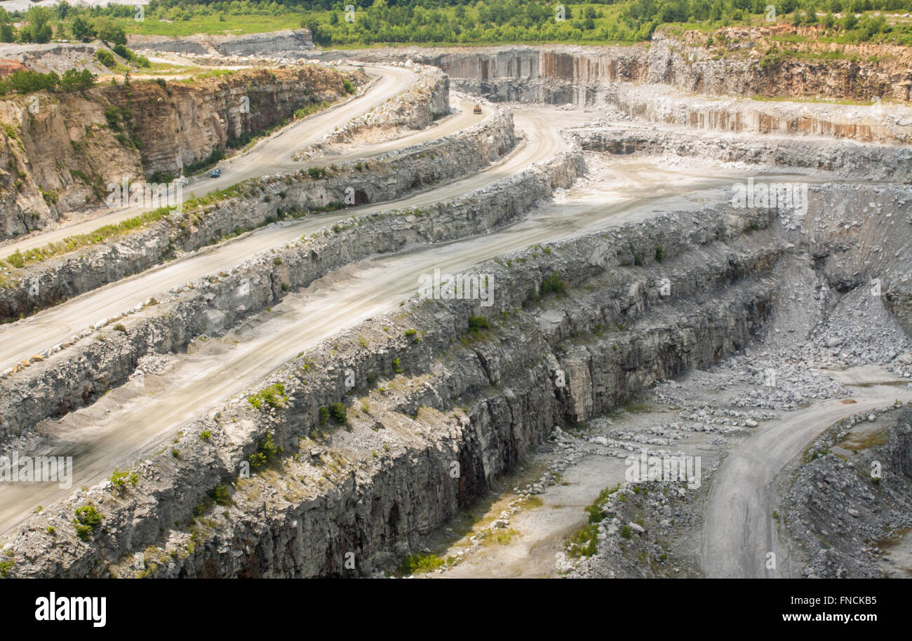 georgia granite mine Stock Photo - Alamy