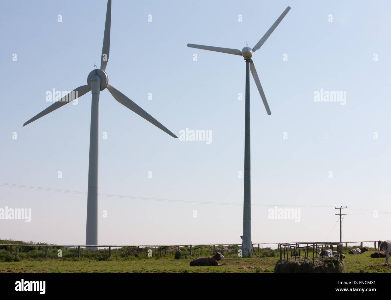 Milford haven wind turbines hi-res stock photography and images - Alamy