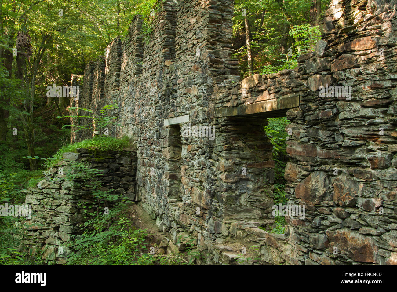 factory mill ruins at sope creek Stock Photo - Alamy