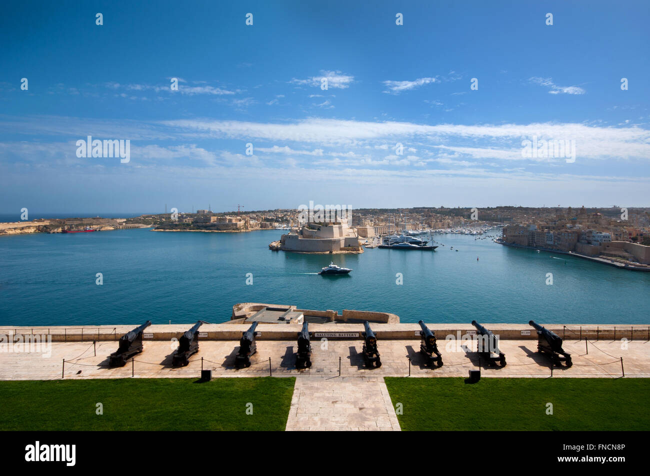 Valletta, Malta. View from Barrakka Gardens Stock Photo - Alamy