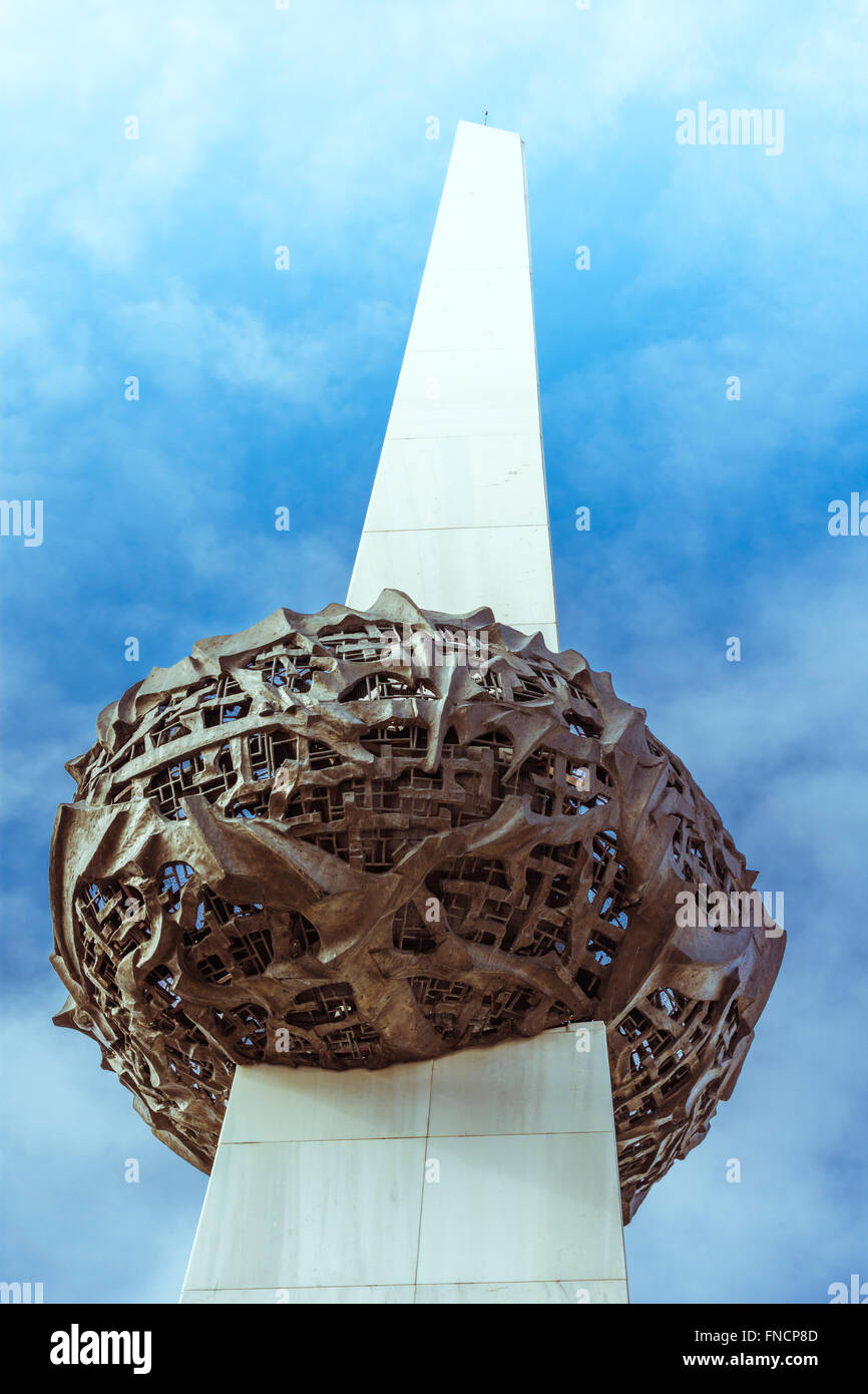Memorial rebirth monument bucharest romania hi-res stock photography ...