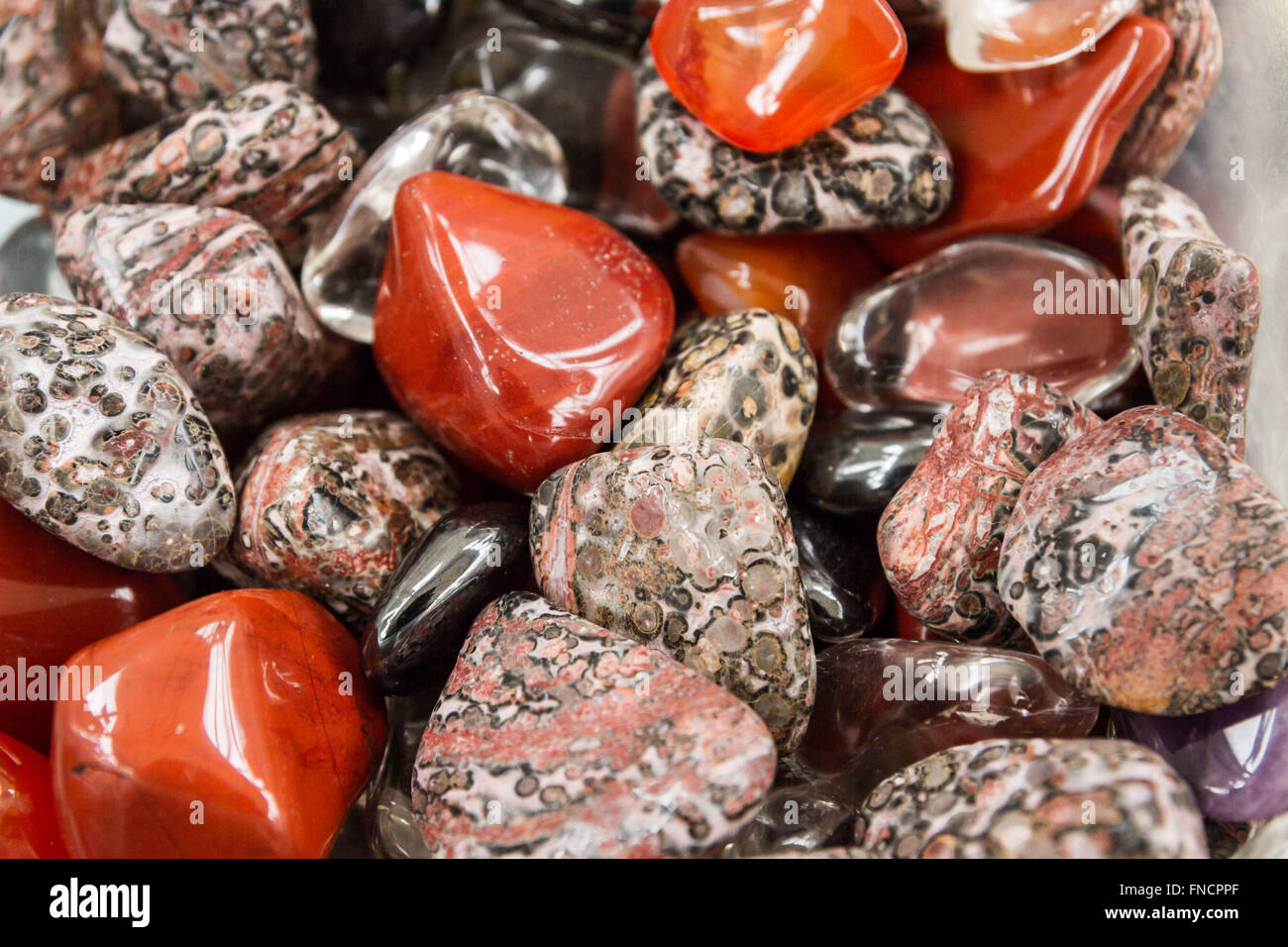 Natural colored stones of different breeds Stock Photo - Alamy