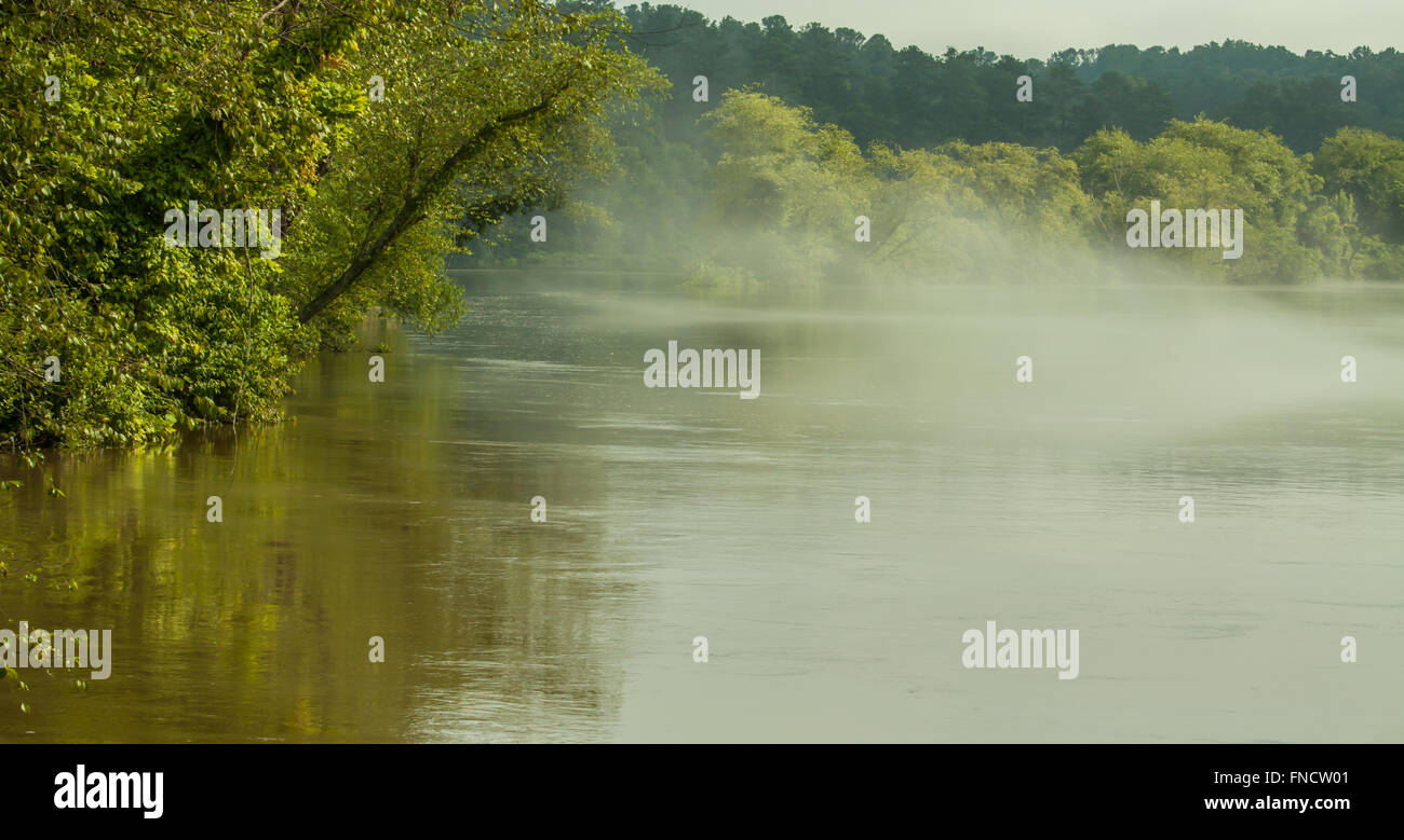 The River Fog Stock Photo - Alamy