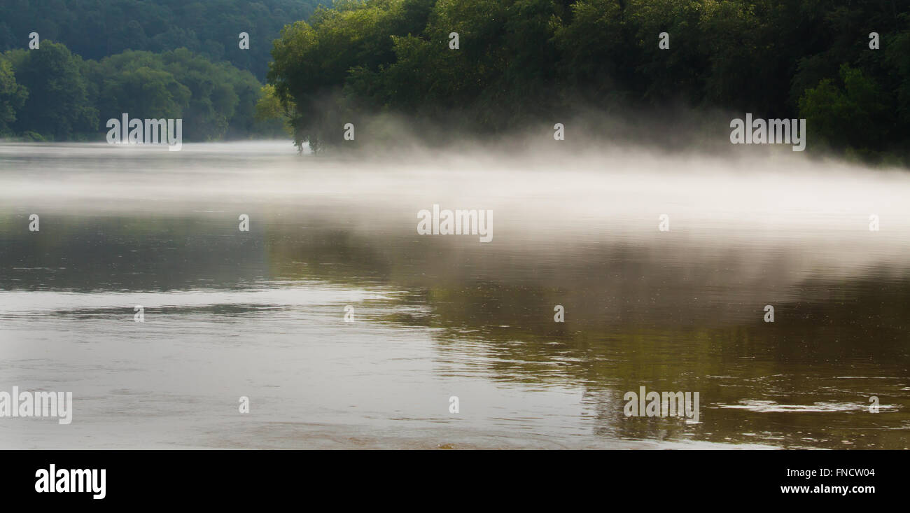 The River Fog Stock Photo - Alamy