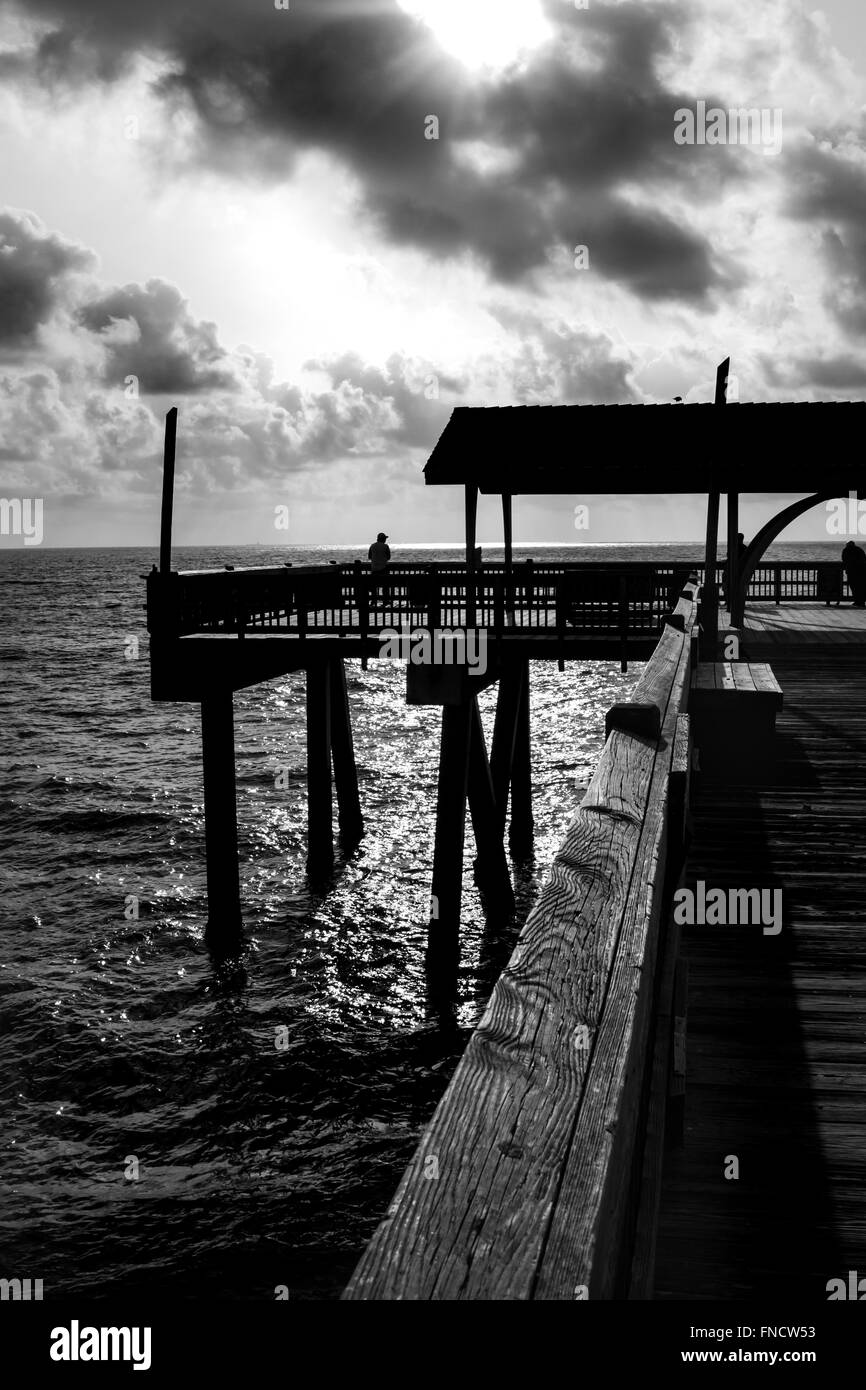 Tybee island georgia beach Black and White Stock Photos & Images - Alamy