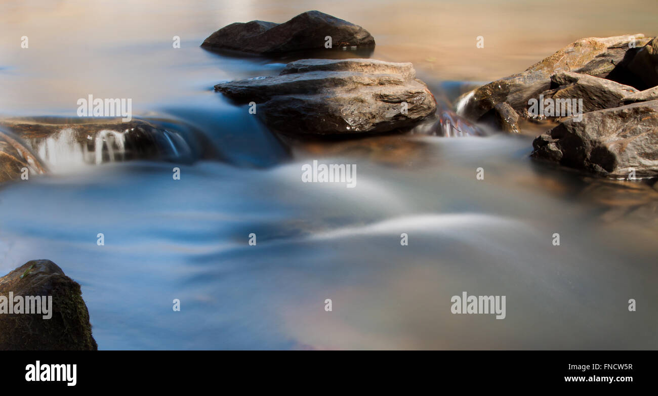 Slow motion river water flow hi-res stock photography and images - Alamy