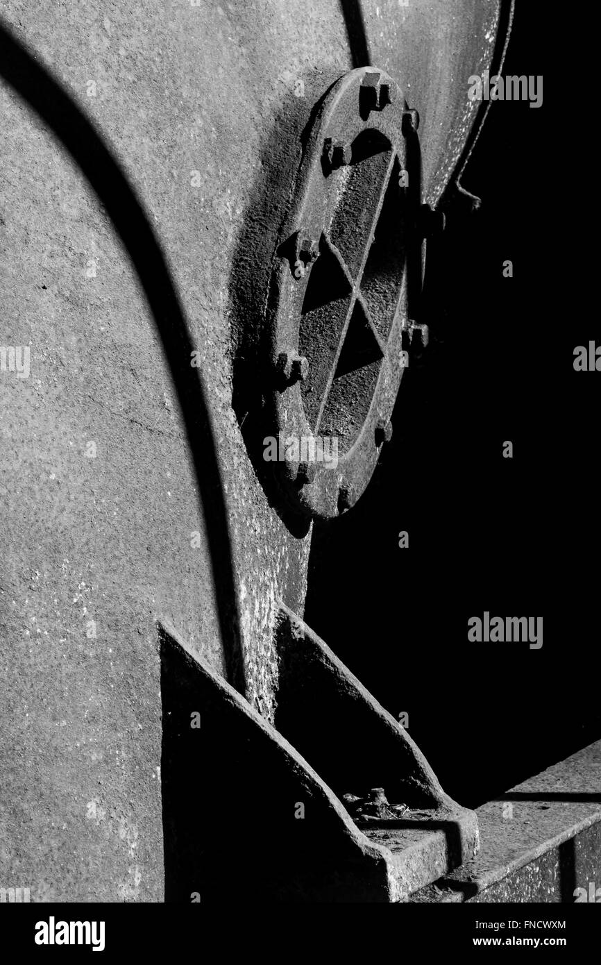 Old Industrial pipe connections Stock Photo - Alamy