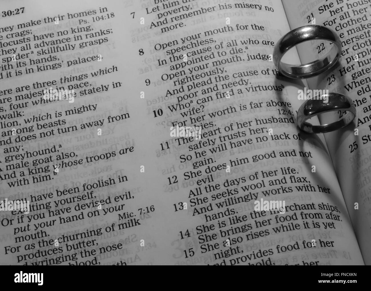 Wedding bible verse marriage hi-res stock photography and images - Alamy
