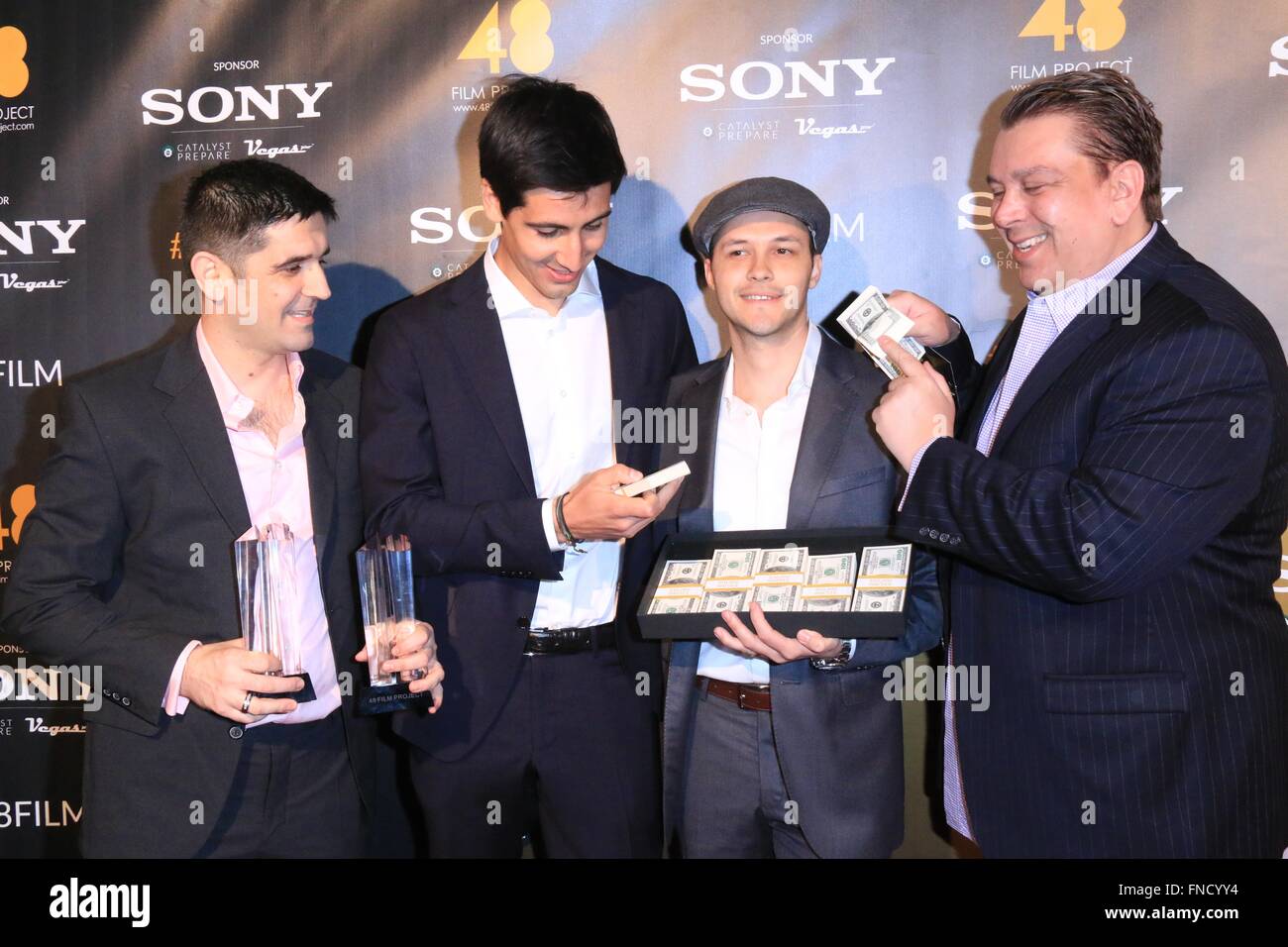 #48Film Project Awards Gala - Press Room Featuring: Chris Siamentis ...