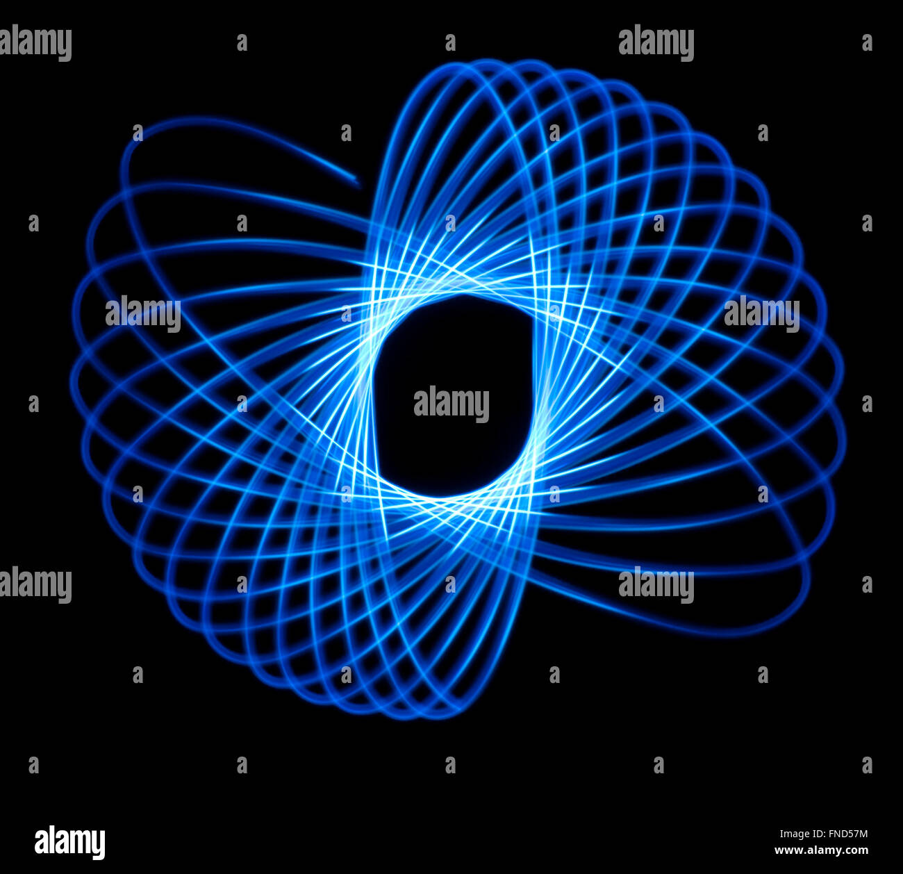 Blue Pattern of Moving Light Stock Photo - Alamy