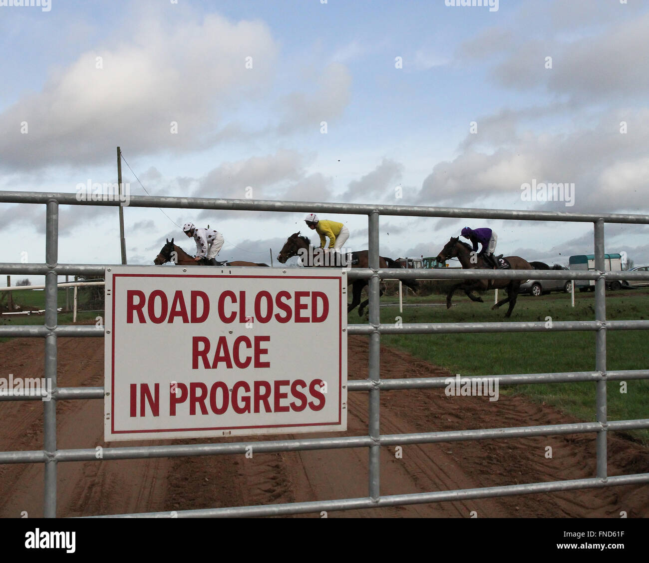 Public road closed due to racing hi-res stock photography and images ...