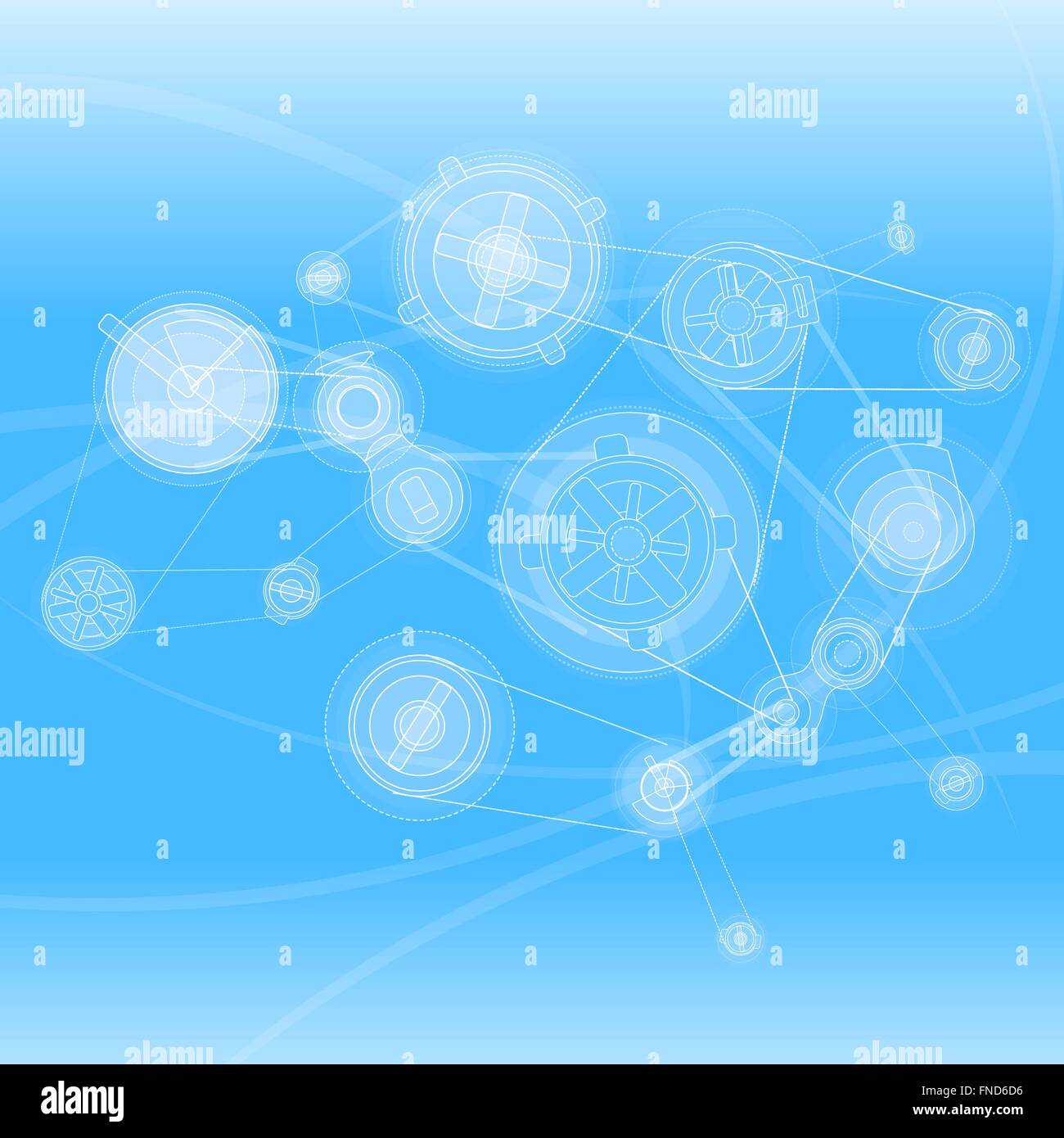 Mechanical blue background Stock Vector Image & Art - Alamy