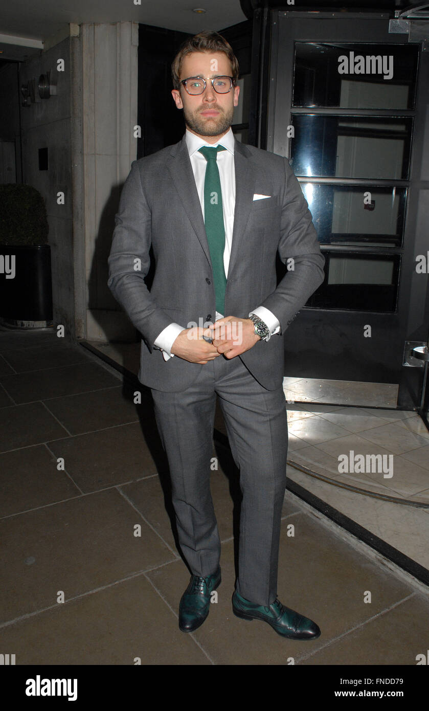 Pre-BAFTA party at The Savoy presented by GQ and Hackett Featuring ...