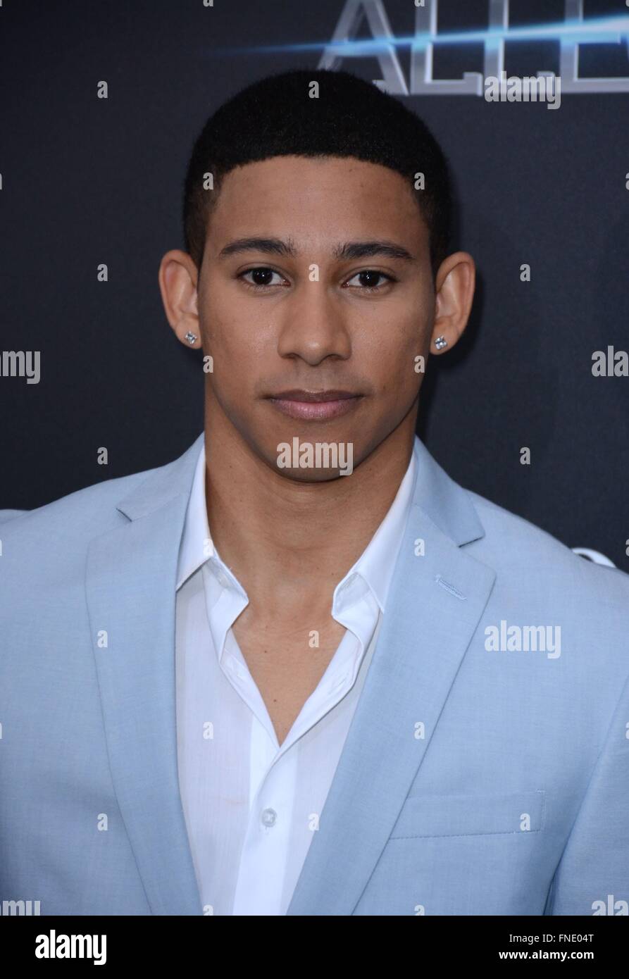 New York, NY, USA. 14th Mar, 2016. Keiynan Lonsdale at arrivals for THE ...