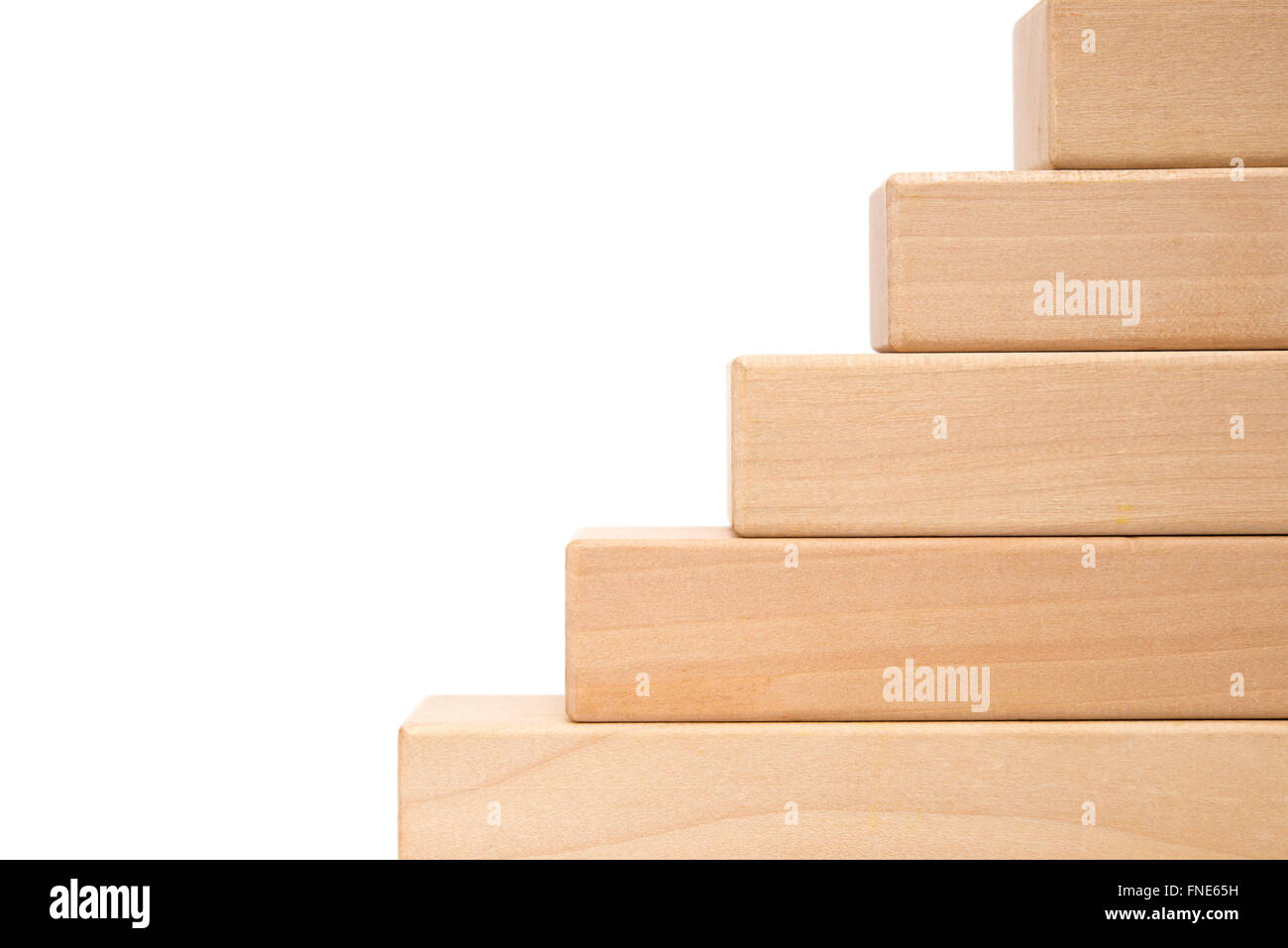 Wooden block steps hi-res stock photography and images - Alamy