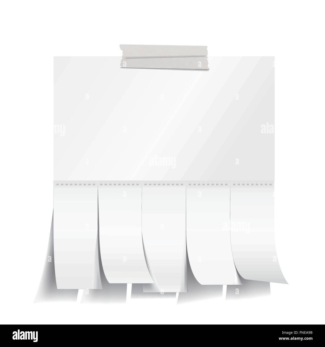 Paper tape wall Stock Vector Images - Alamy