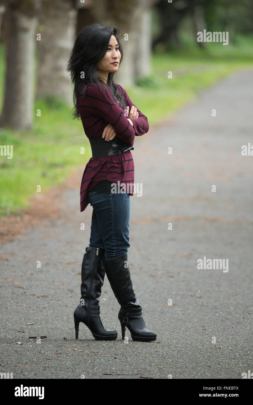 Portrait of a Woman Stock Photo - Alamy