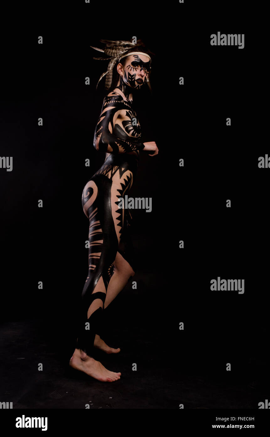 Apache war paint hi-res stock photography and images - Alamy