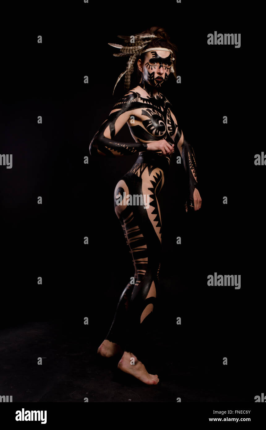 Apache war paint hi-res stock photography and images - Alamy