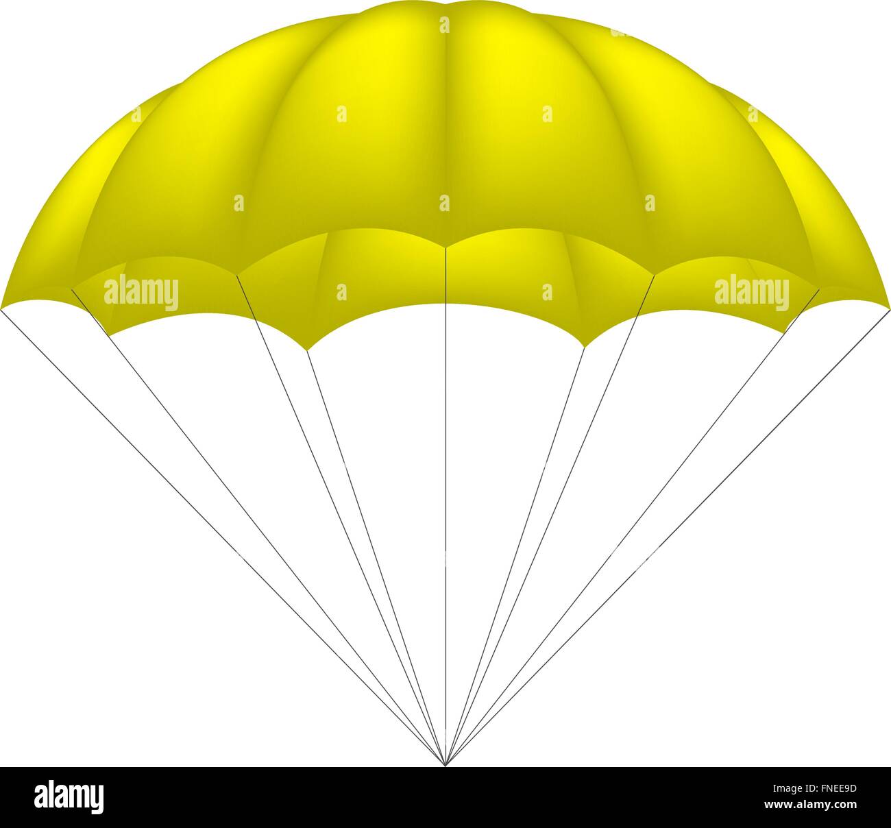 Parachute in yellow design Stock Vector Image & Art - Alamy
