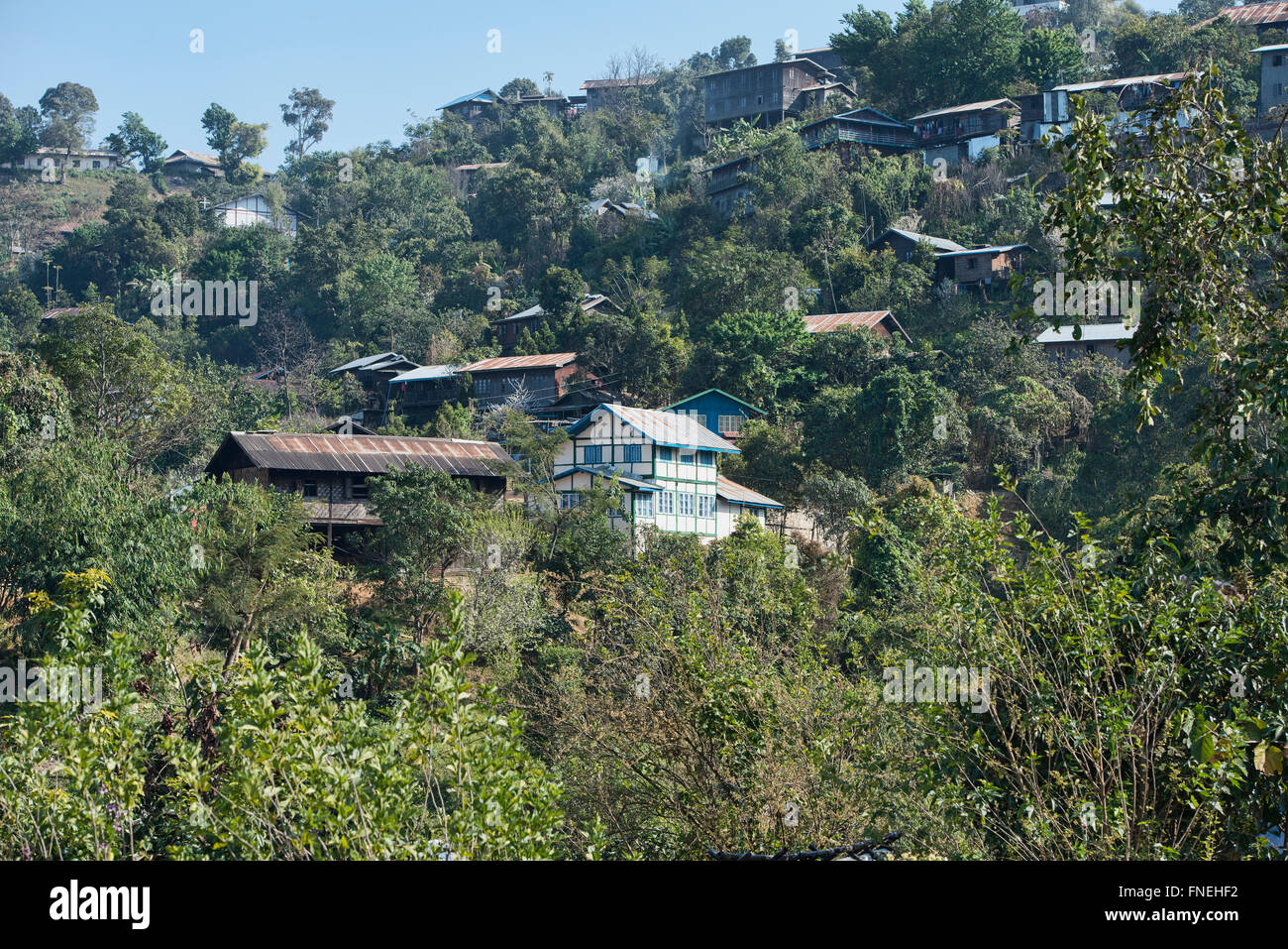 Mindat Chin State Myanmar High Resolution Stock Photography and Images ...