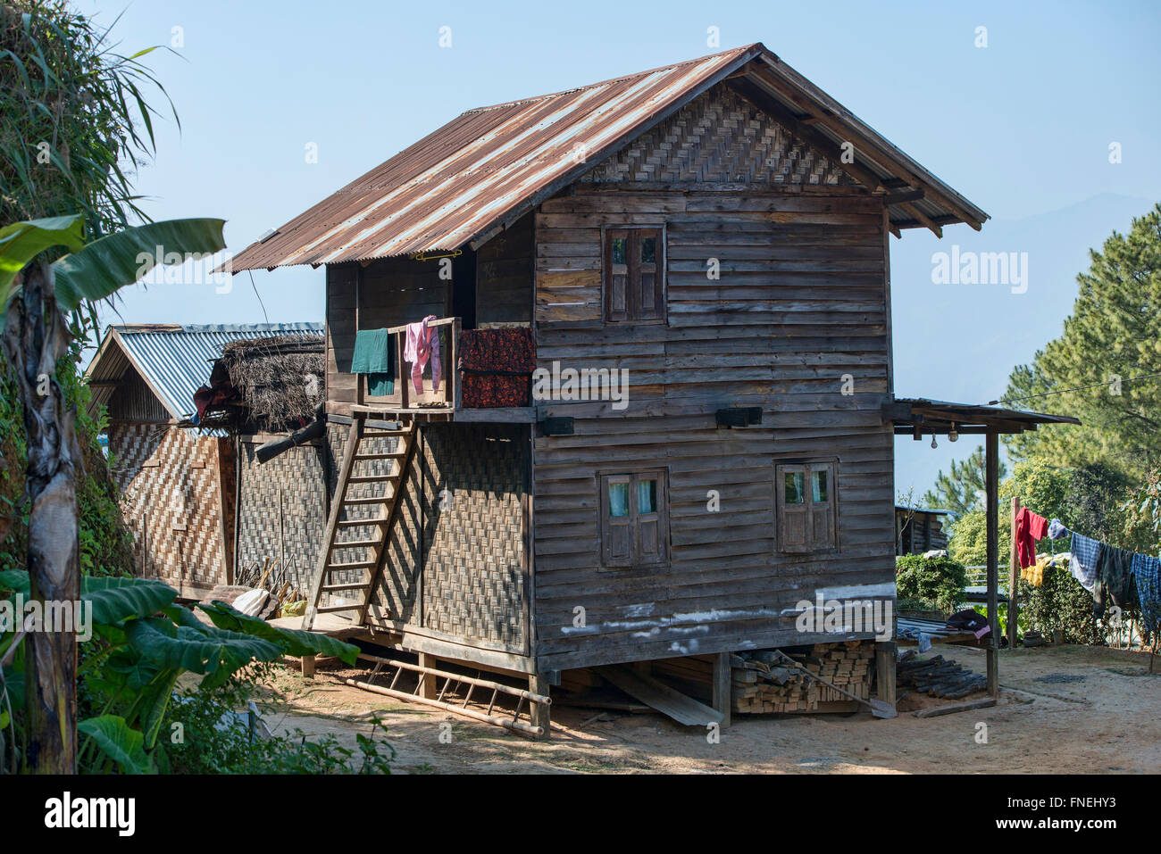 Traditional burmese house hi-res stock photography and images - Alamy