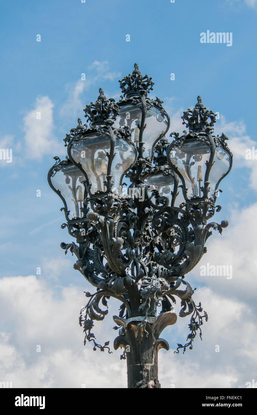 Ornate metal lamppost Berlin Germany Stock Photo - Alamy