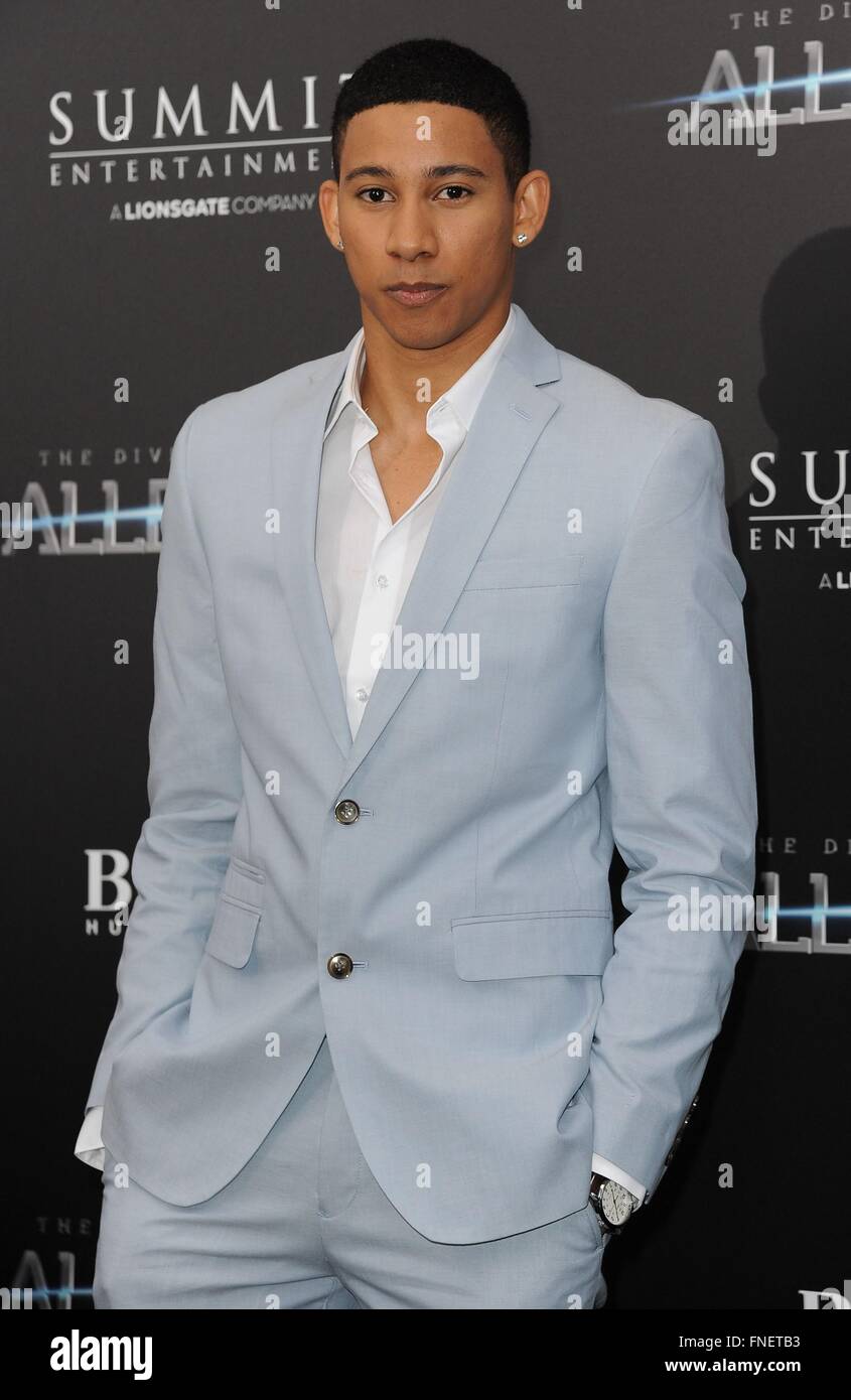 New York, NY, USA. 14th Mar, 2016. Keiynan Lonsdale at arrivals for THE ...