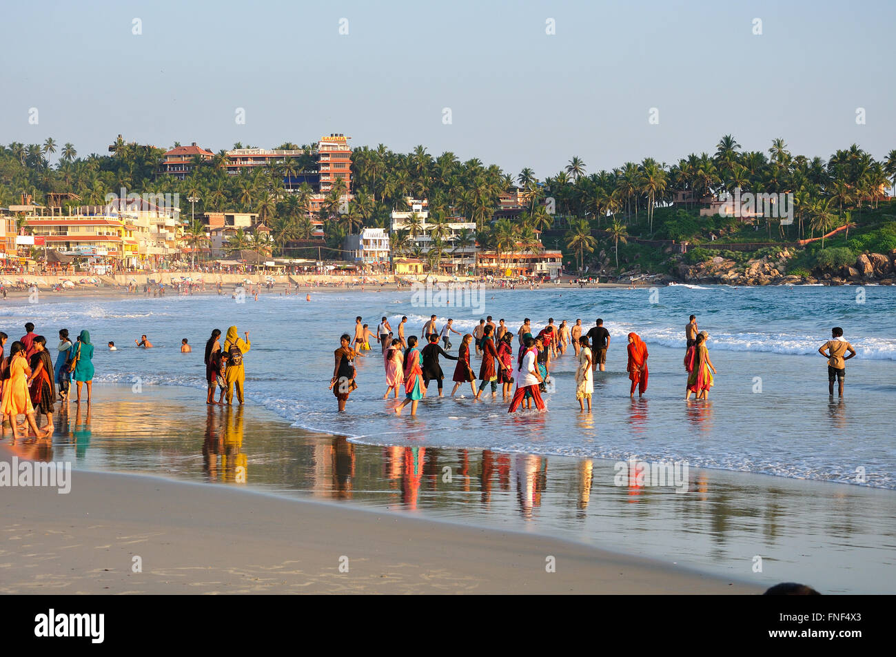 Kovalam Lighthouse Beach Stock Photo - Alamy