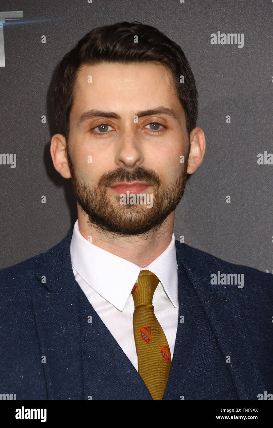 New York, USA. 14th Mar, 2016. Actor ANDY BEAN attends the World ...