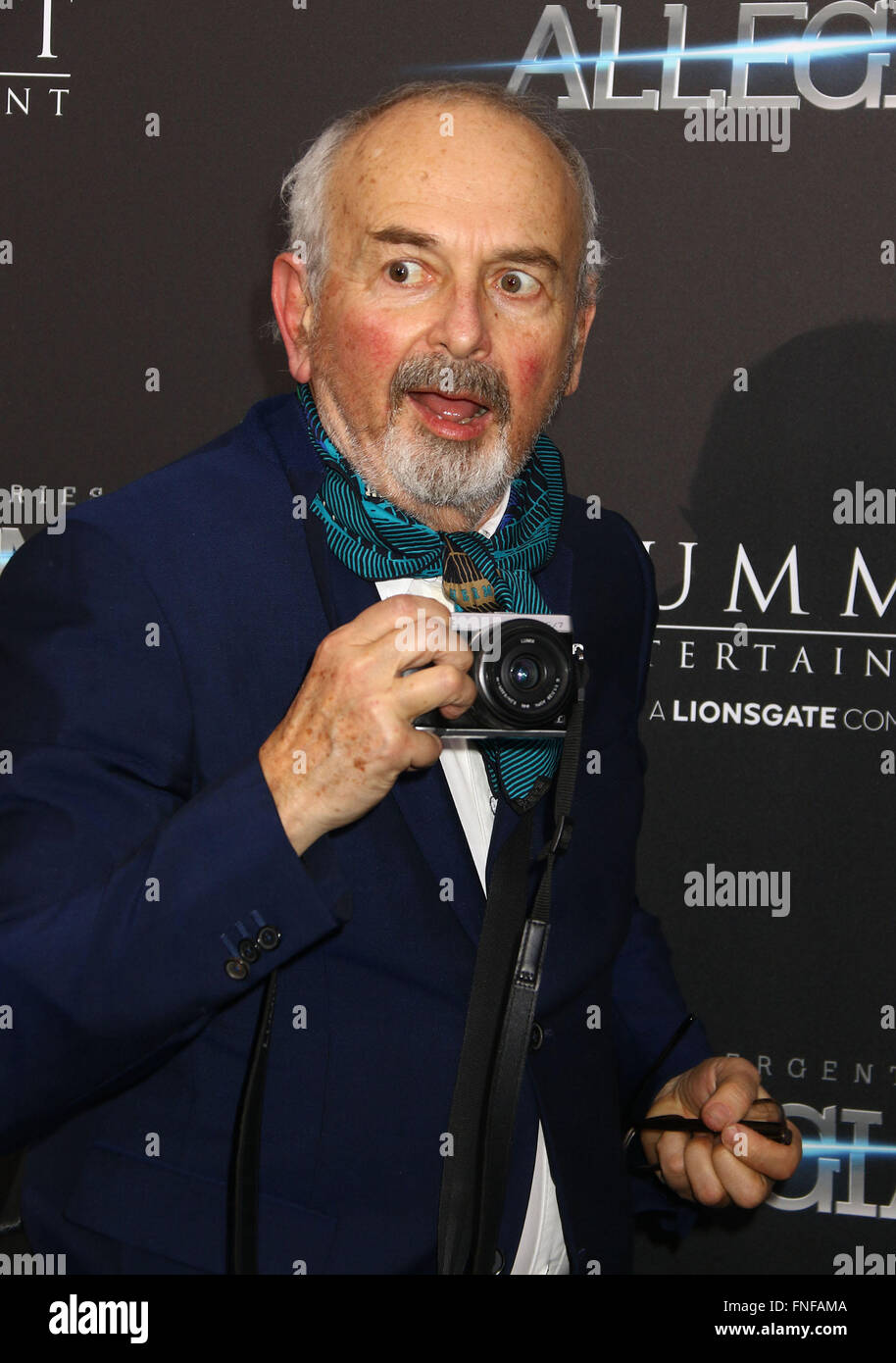 New York, USA. 14th Mar, 2016. Photographer ARTHUR ELGORT attends the ...