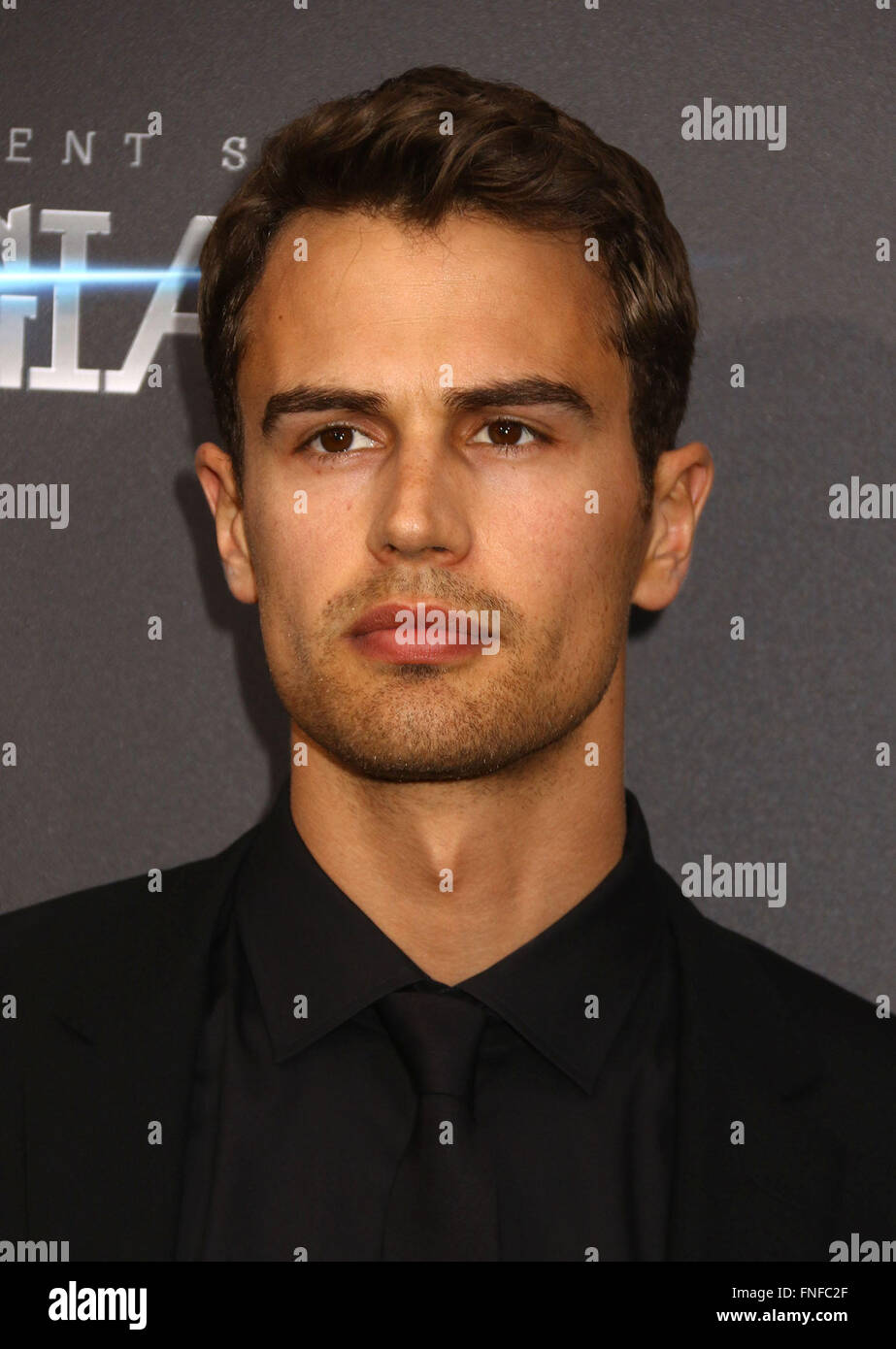 New York, USA. 14th Mar, 2016. Actor THEO JAMES attends the World ...