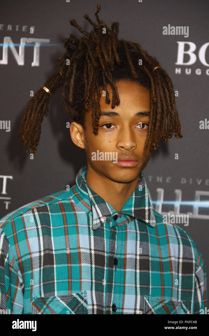 New York, USA. 14th Mar, 2016. Actor JADEN SMITH attends the World ...