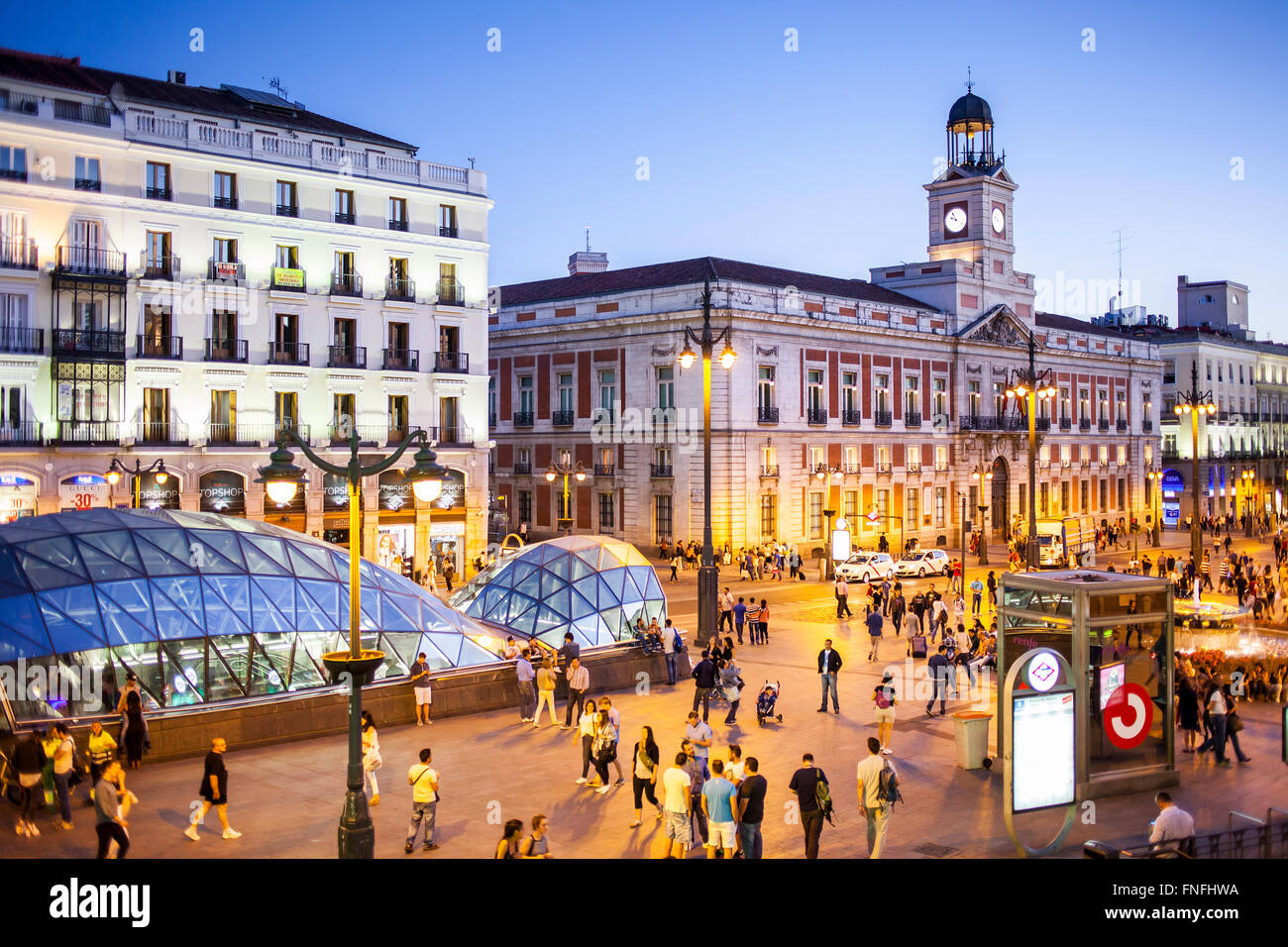 Puerta del Sol. Madrid. Spain Stock Photo - Alamy