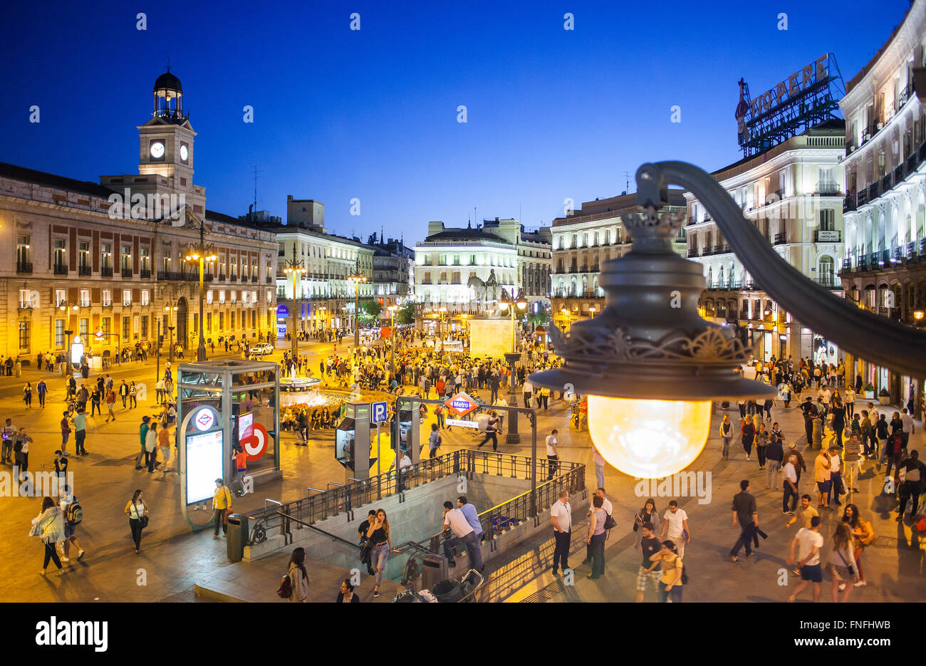 Puerta del Sol. Madrid. Spain Stock Photo - Alamy